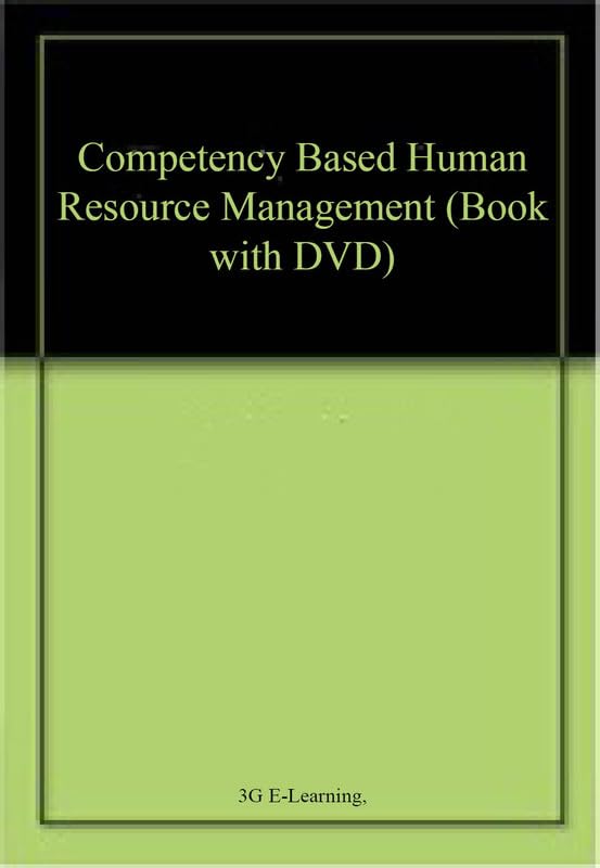 Competency Based Human Resource Management (Book with DVD) - 3G E ...