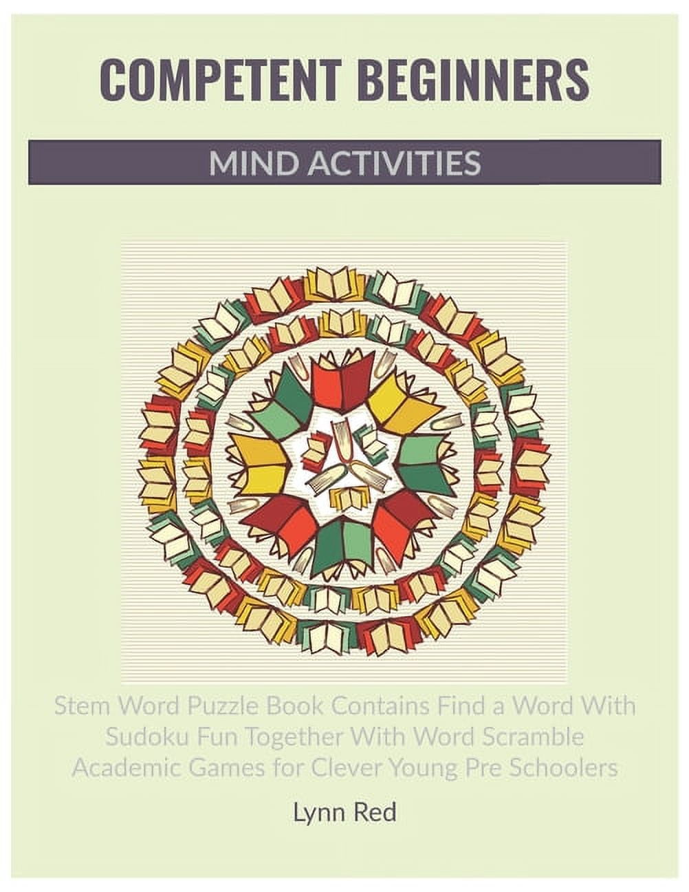 Competent Beginners Mind Activities: Stem Word Puzzle Book Contains ...