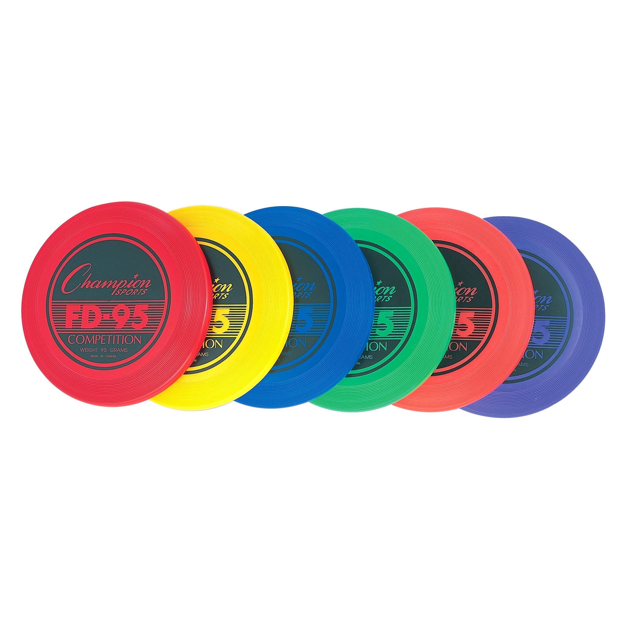 Competition Plastic Frisbee, 95 gram, Pack of 12 - Walmart.com