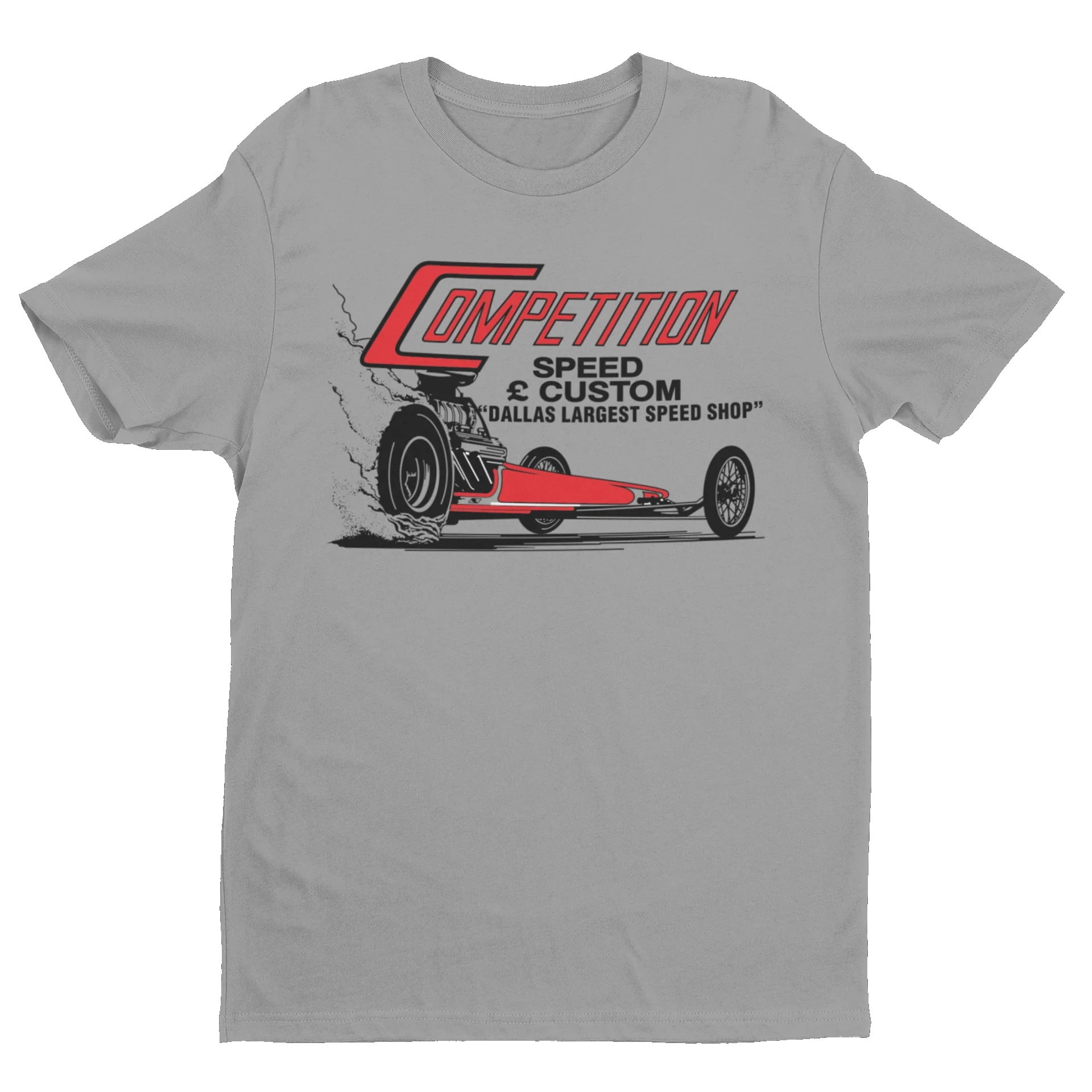 Competition Speed and Custom Dallas,TX Mens Gray TShirt Chevy Mopar ...