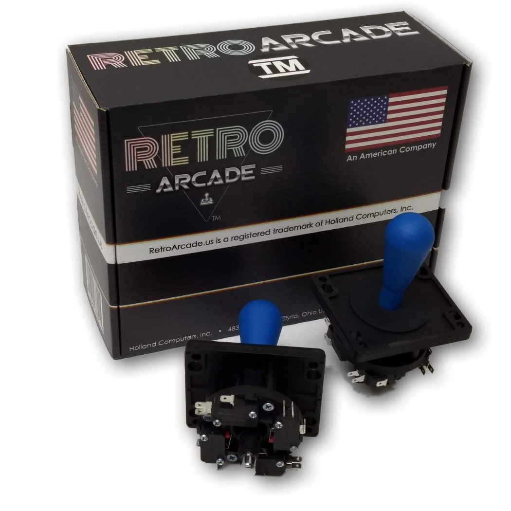 Competition Style Arcade Joystick, Blue, 8-way Only Operation ...