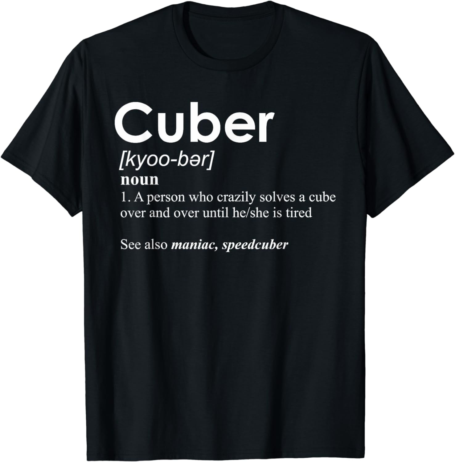 Competitive Puzzle Cuber definition Speed Cubing Vintage T-Shirt ... Competitive Puzzle Cuber definition Speed Cubing Vintage T-Shirt ...