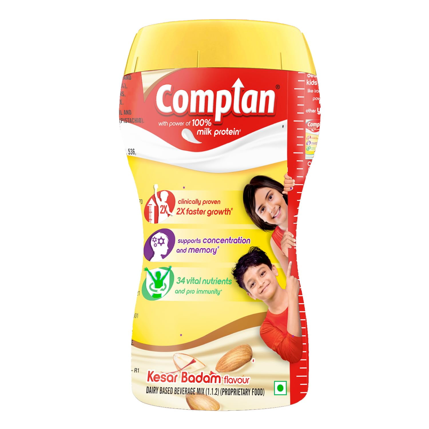 Complan Nutrition and Health Drink Kesar Badam, 500gm (Jar) - Walmart.com