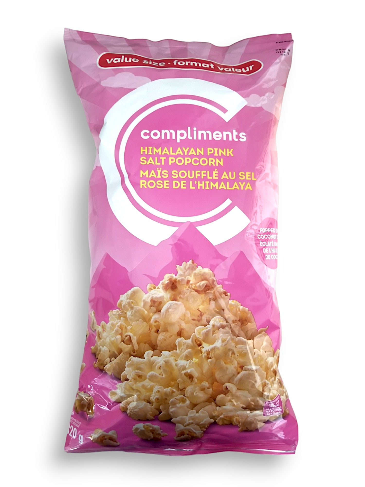 Complements Himalayan Pink Salt Popcorn, 320g/11.3 oz., Bag - Walmart.com