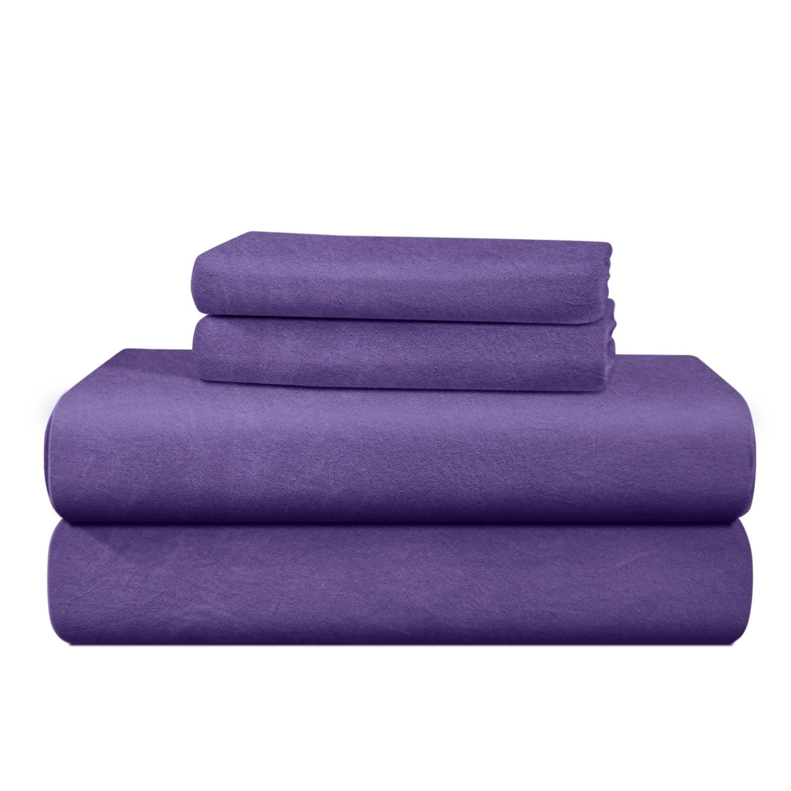 Complete 100% Cotton Flannel Sheet Set, Soft and Heavy Weight, Deep ...
