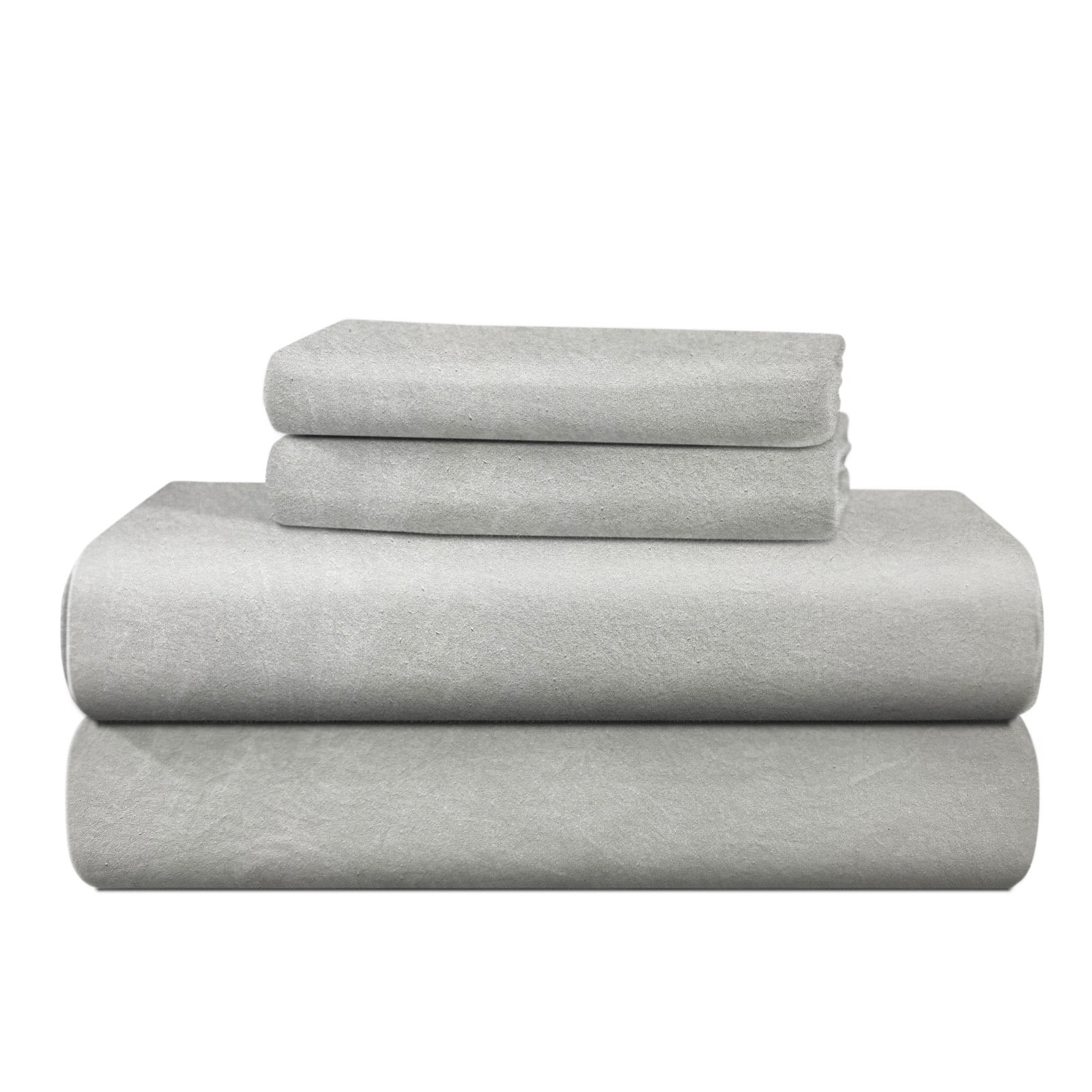 Complete 100% Cotton Flannel Sheet Set, Soft and Heavy Weight, Deep ...