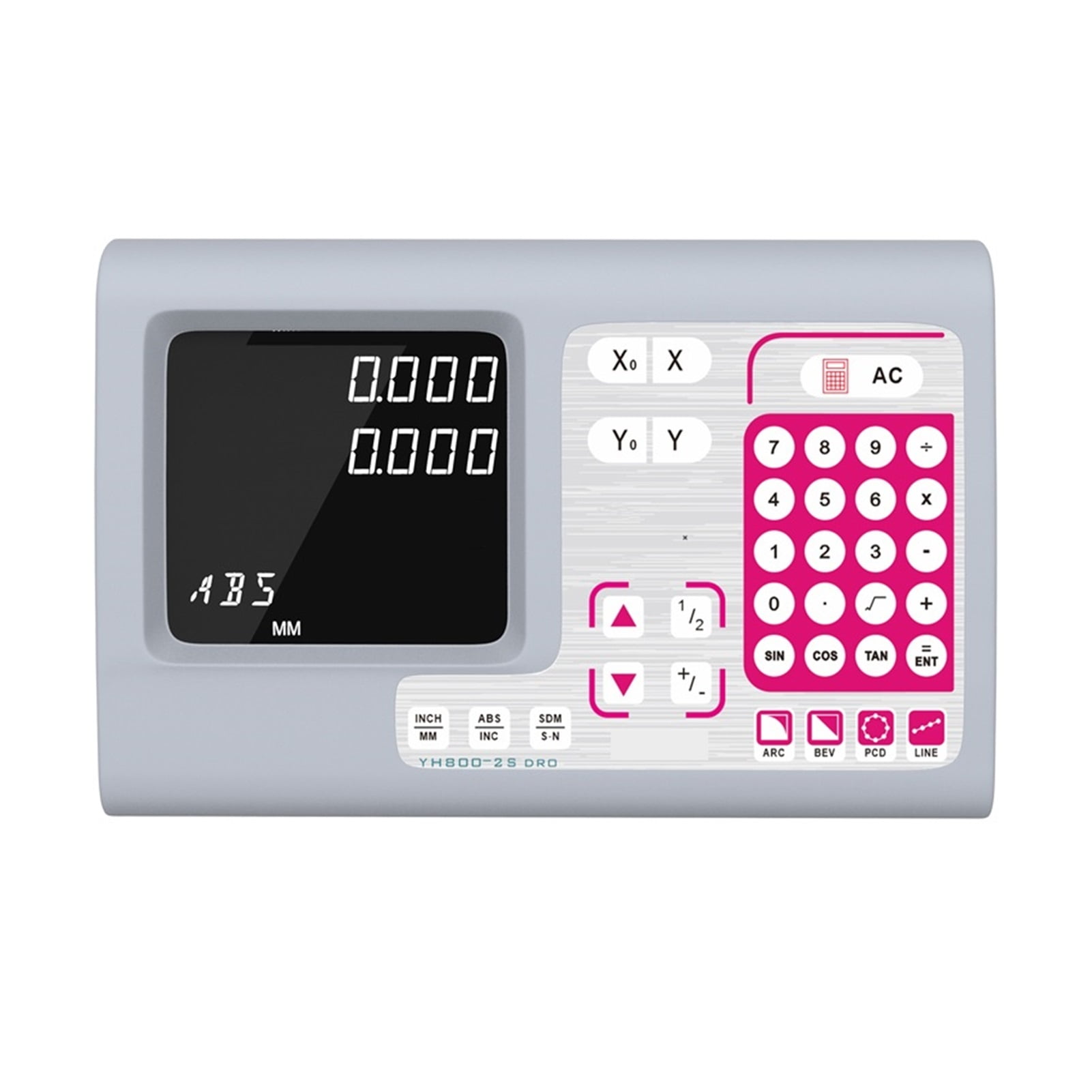 Complete 2 Axis Big LCD Digital Readout Set Kit And 2 PCS 5U Linear ...