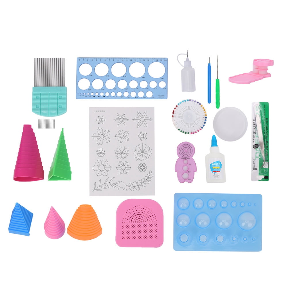 Complete 20pcs Paper Quilling Tool Set, Electric Quilling Pen & Crimper ...