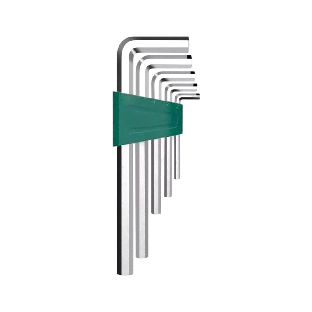 Complete 9 Piece L Type Tool Kit Wear Resistant Steel Construction ...