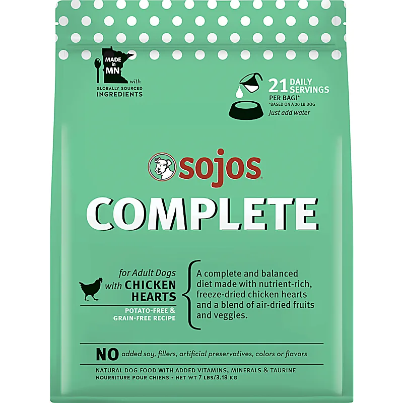 Complete Adult Grain-Free Chicken Recipe Freeze-Dried Raw Dog Food 7 ...