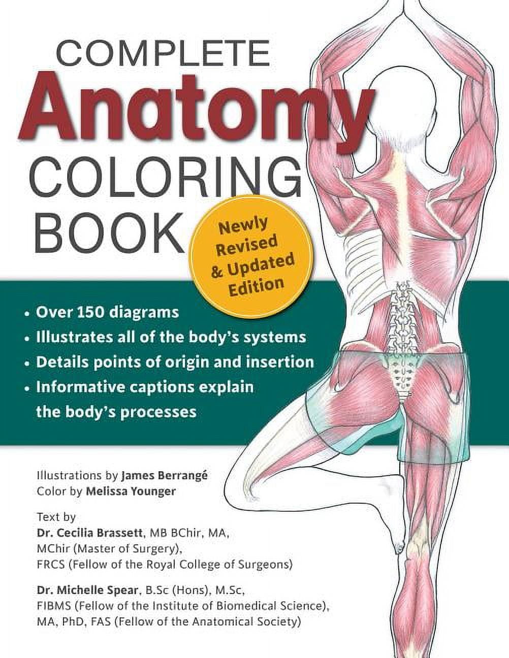 Complete Anatomy Coloring Book, Newly Revised and Updated Edition ...