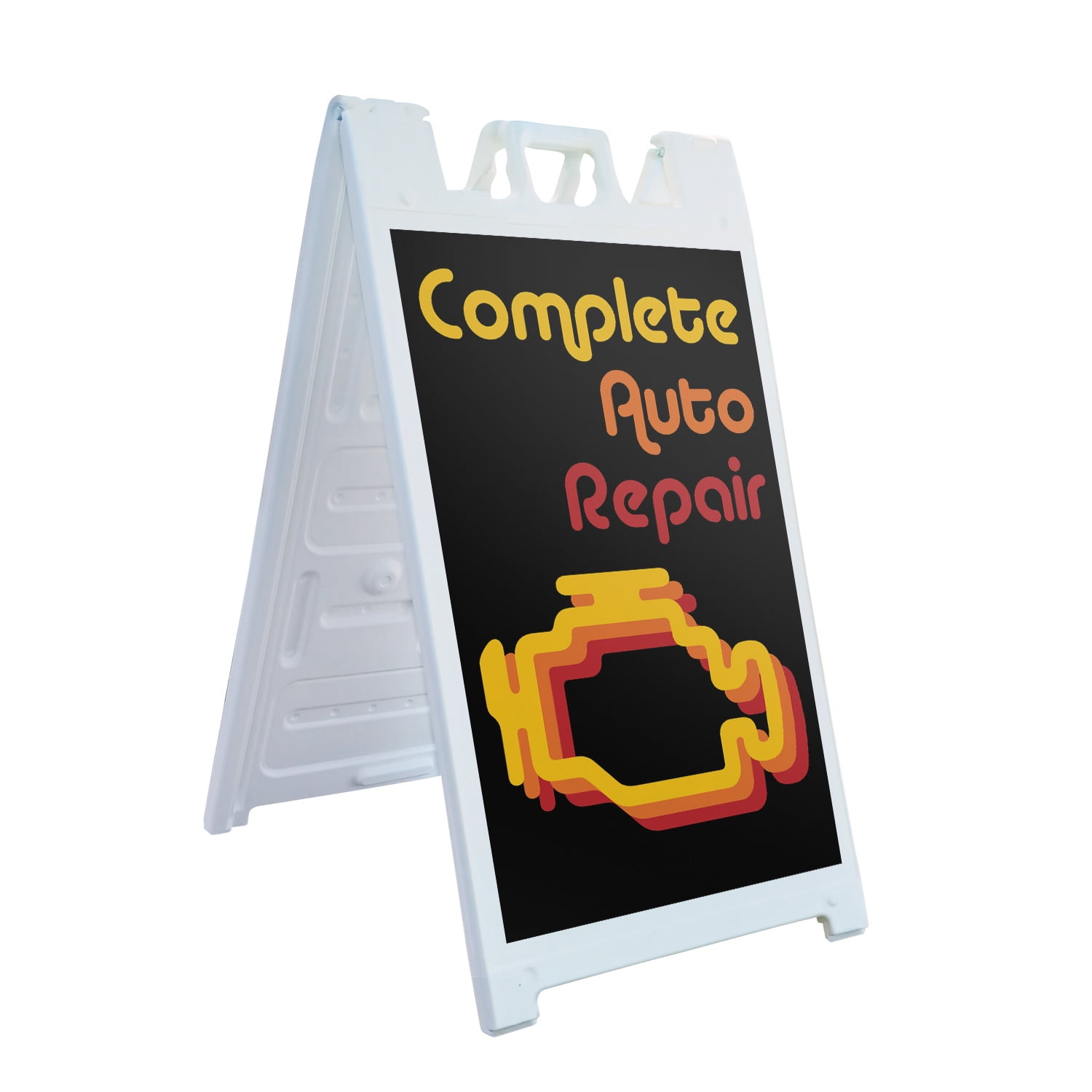 Complete Auto Repair 24" x 36" Double Sided A-Frame Sidewalk Sign ...