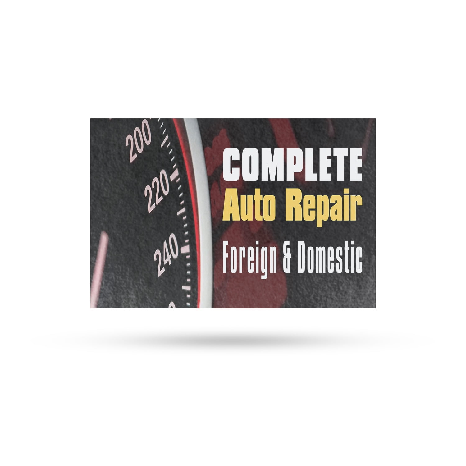 Complete Auto Repair Foreign & Domestic Vinyl Decal 24 Inch x 36 Inch ...