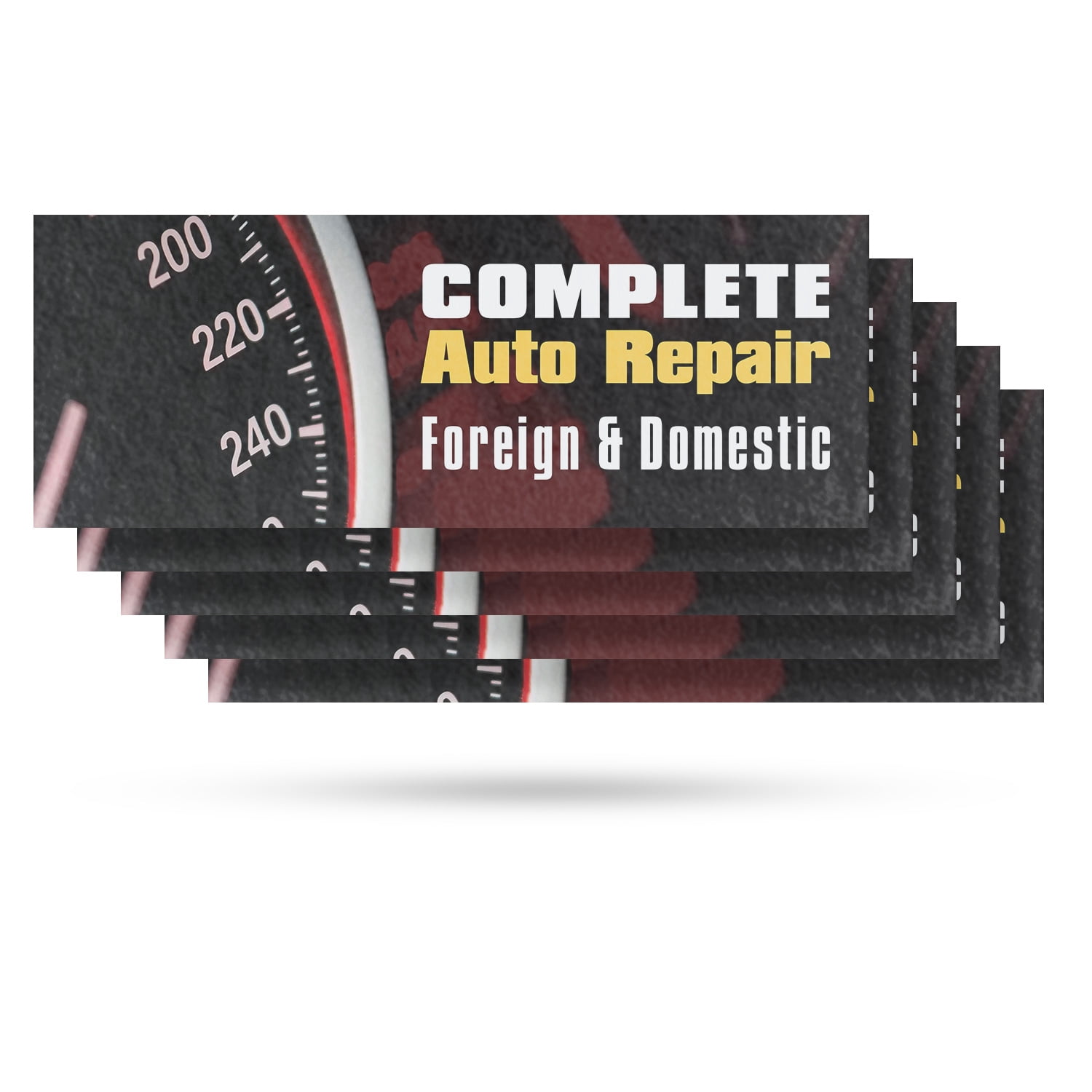 Complete Auto Repair Foreign & Domestic Vinyl Decal 5 Pack of 24 Inch x ...