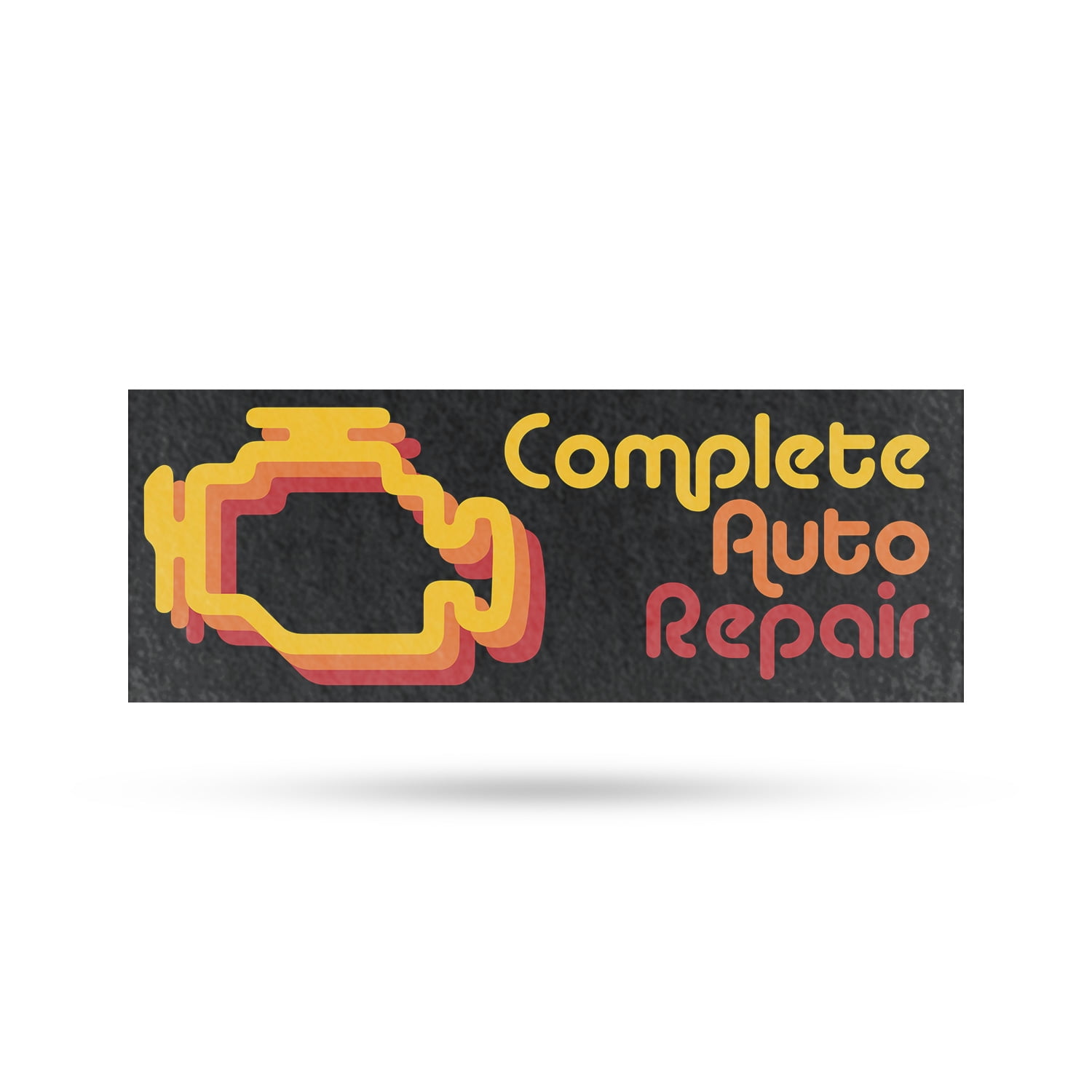 Complete Auto Repair Vinyl Decal 12 Inch x 5 Inch Weatherproof Heavy ...