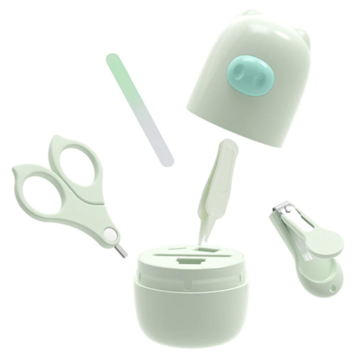 Complete Baby Nail Care Kit, Includes Non-Toxic Baby Nail Scissors ...