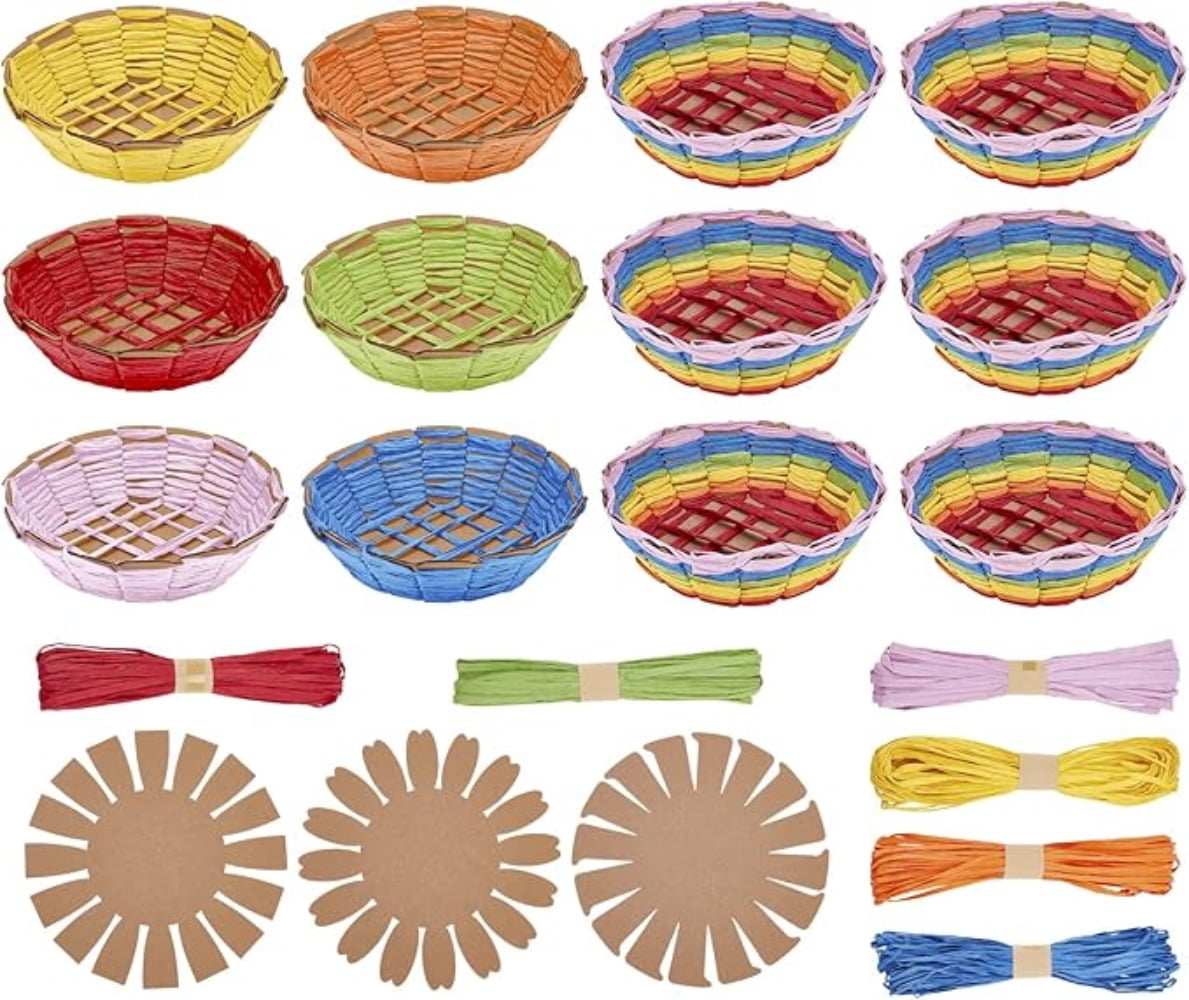 Complete Basket Weaving Kit for 12 Easter Baskets - Walmart.com