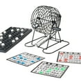 Hey Play Bingo Set with Tumbler Cage, Master Board, Sheets, and Markers ...