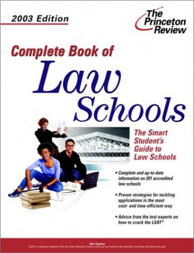 Pre-Owned Complete Book of Law Schools, 2003 (Princeton Review Series ...