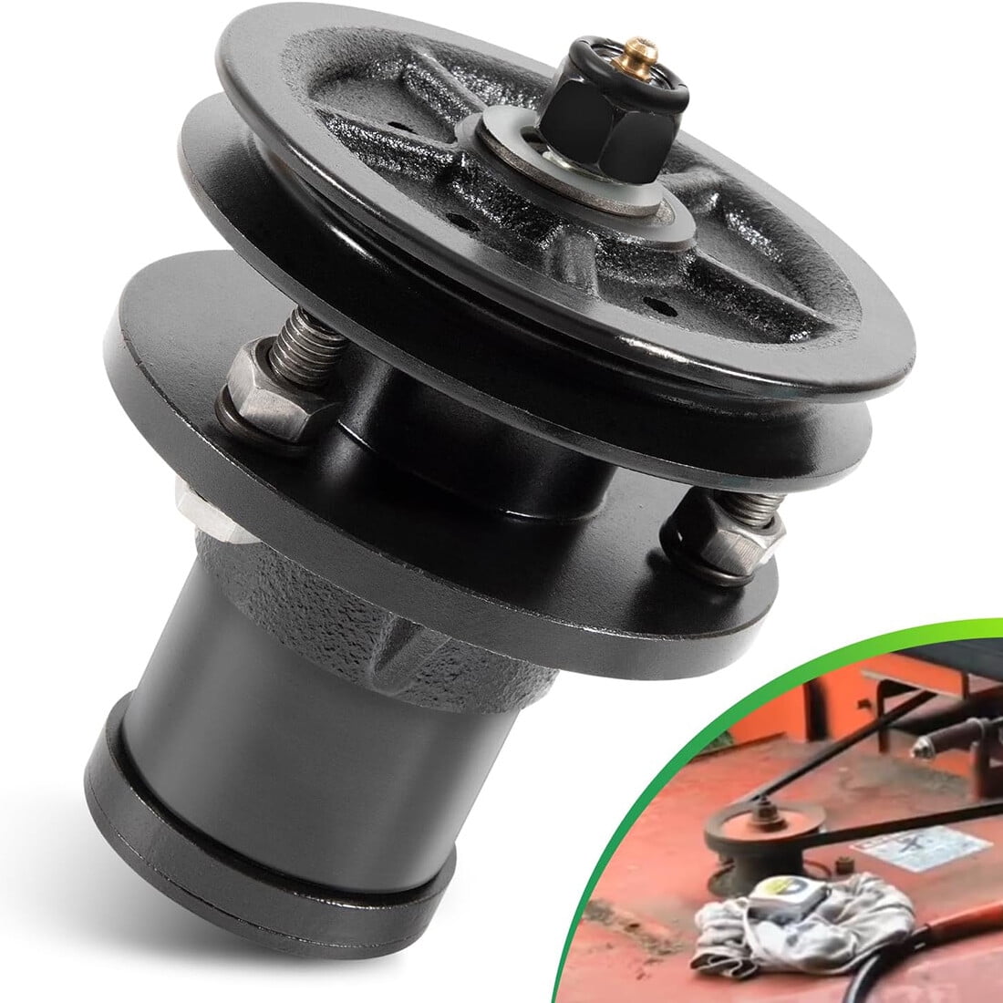 Complete Bush Hog 50051388 Spindle Assembly with Pulley for RDTH FTH ...