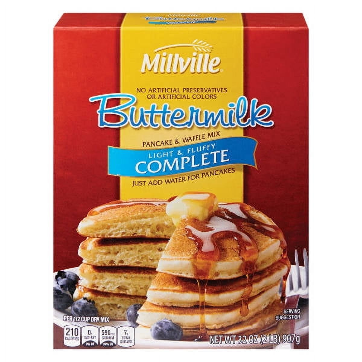 Complete Buttermilk Pancake & Waffle Mix, 32 oz- Pack of 3 - Walmart.com