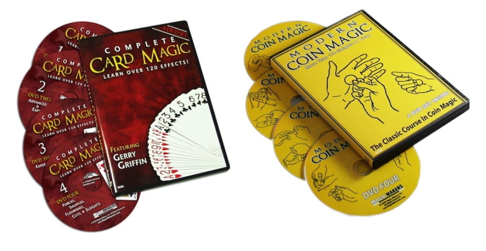 Complete Card Magic and Modern Coin Magic, Ultimate Combo Set on DVD ...