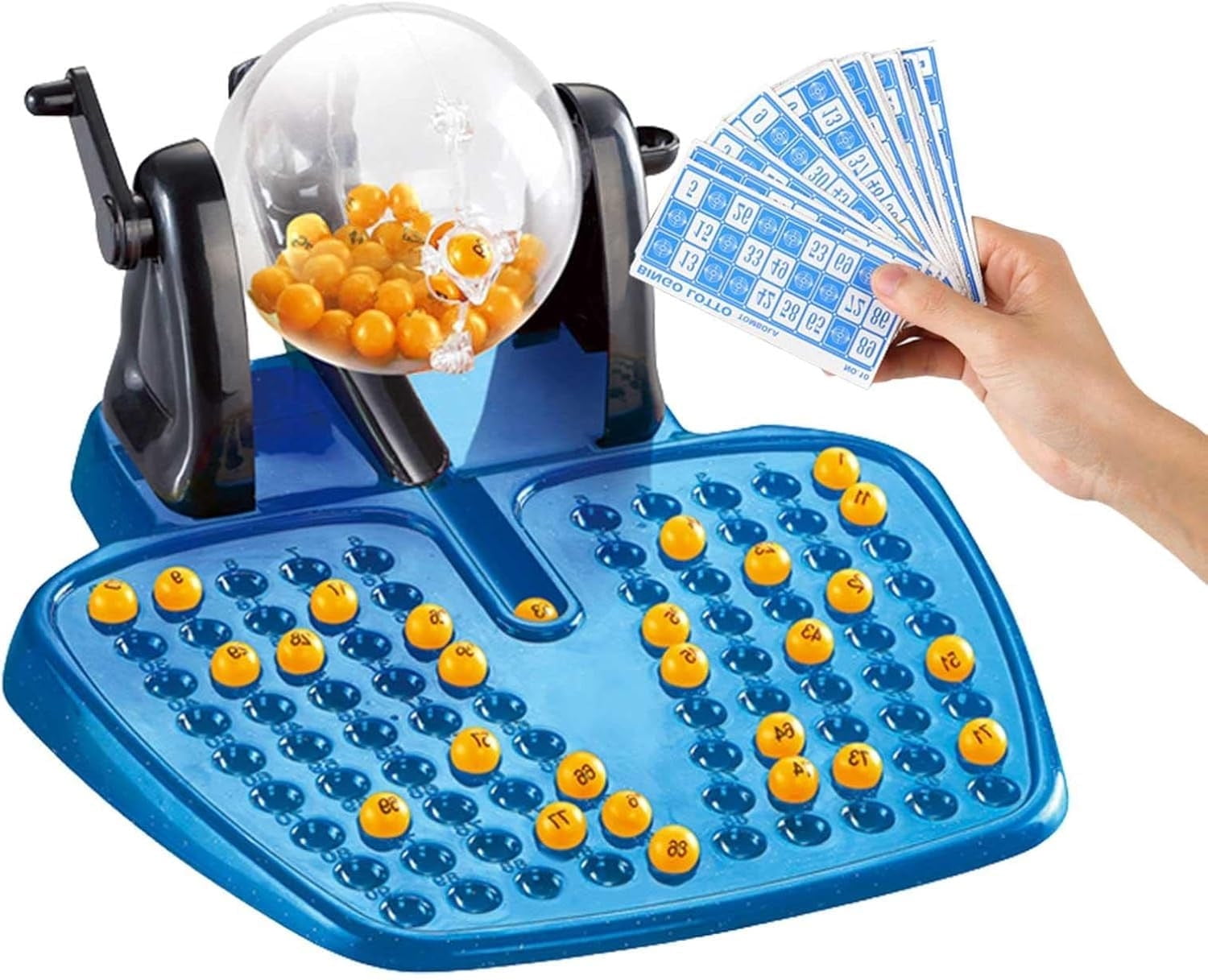 Complete Classic Bingo Game Set, Traditional Family Game Lotto Numbers ...