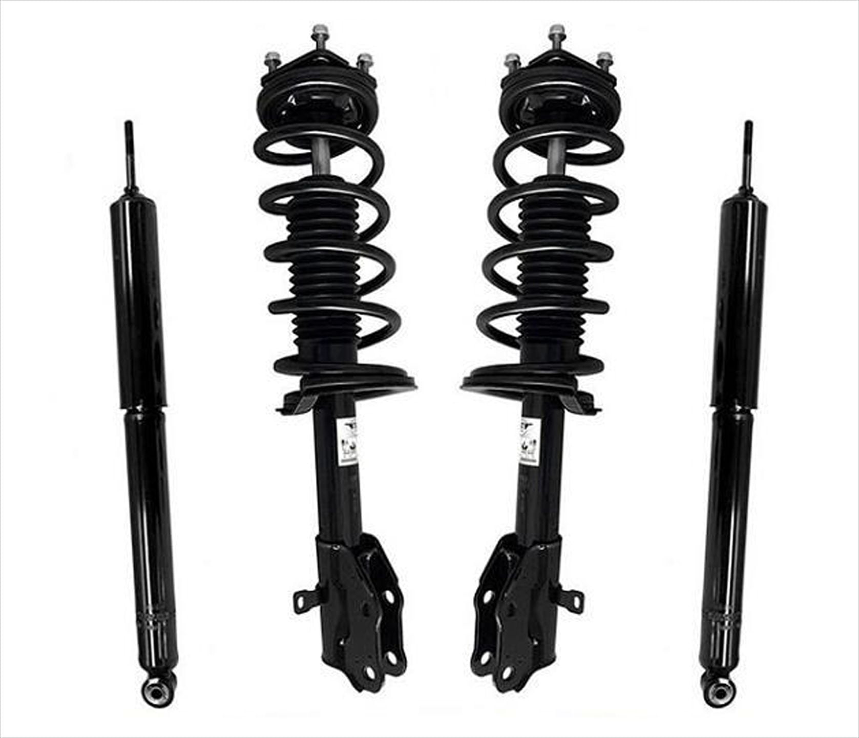 Complete Coil Spring Strut & Rear Shocks for Mazda CX7 07-12 2.3L ...