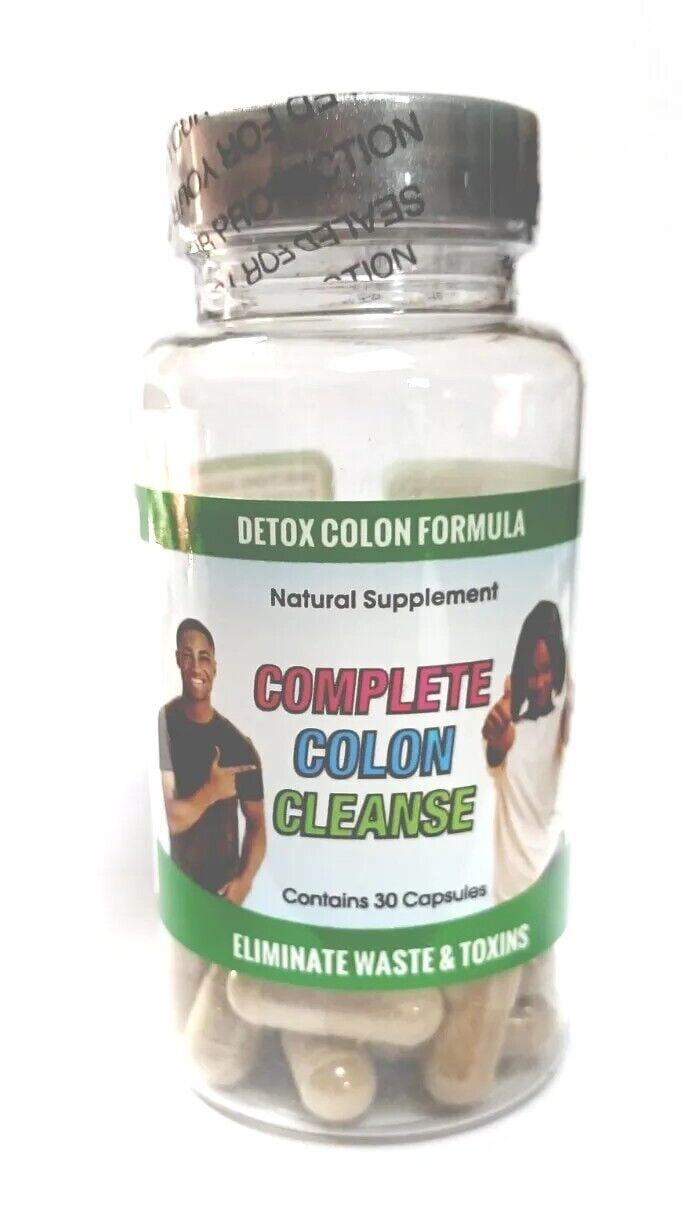 Complete Colon Cleanse Natural Supplement, 30 Capsules - Walmart.com