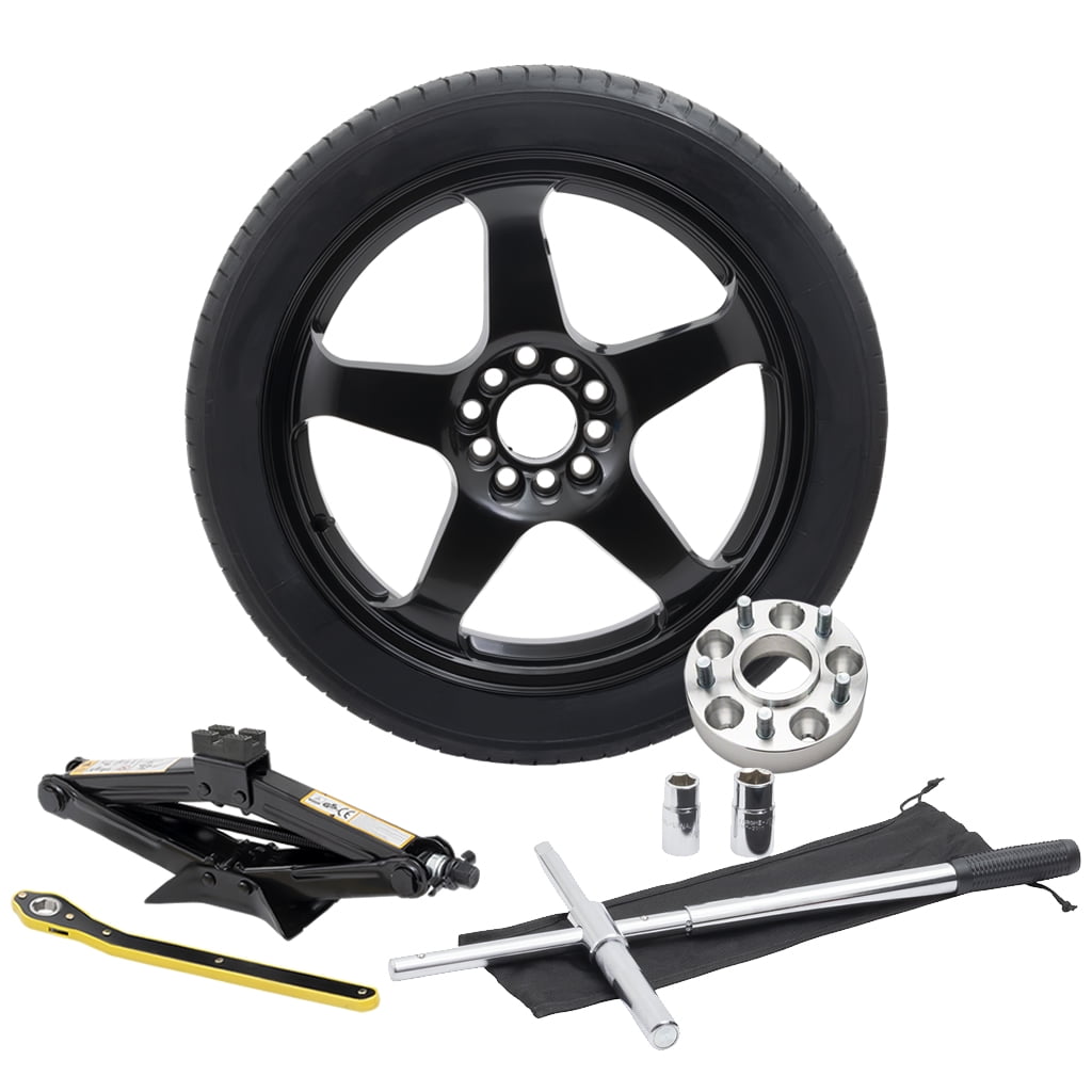 Complete Compact Spare Tire Kit + Spacer - Fits 2021-2023 Dodge Charger ...