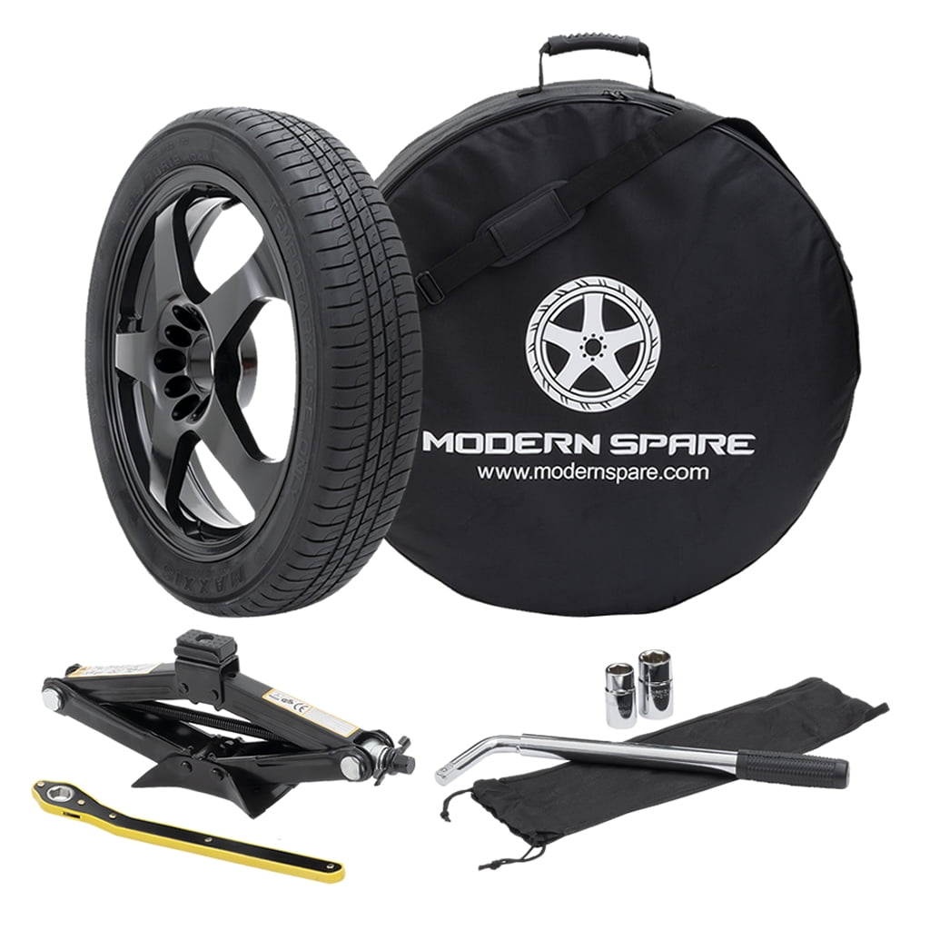 Complete Compact Spare Tire Kit w/ Carrying Case - Fits 2020-2024 ...