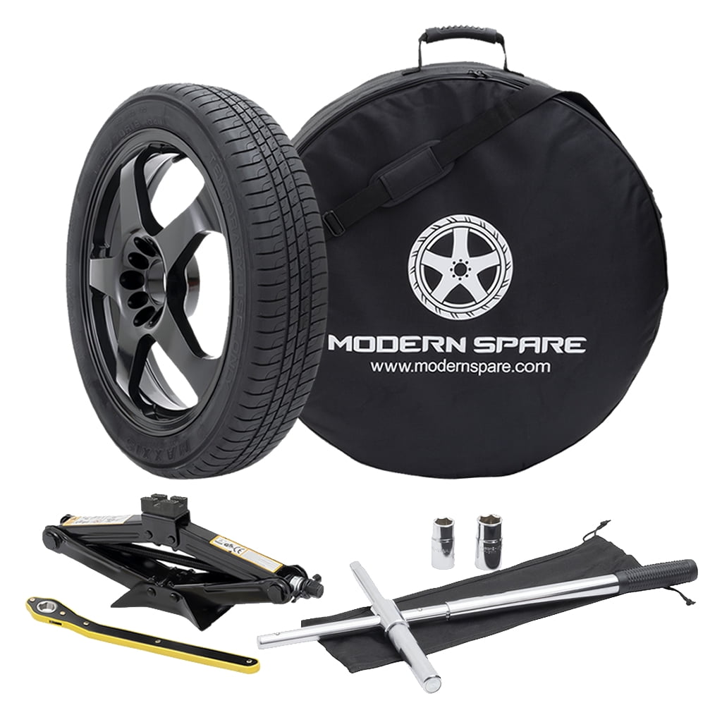 Complete Compact Spare Tire Kit w/ Carrying Case - Fits All 2016-2023 ...