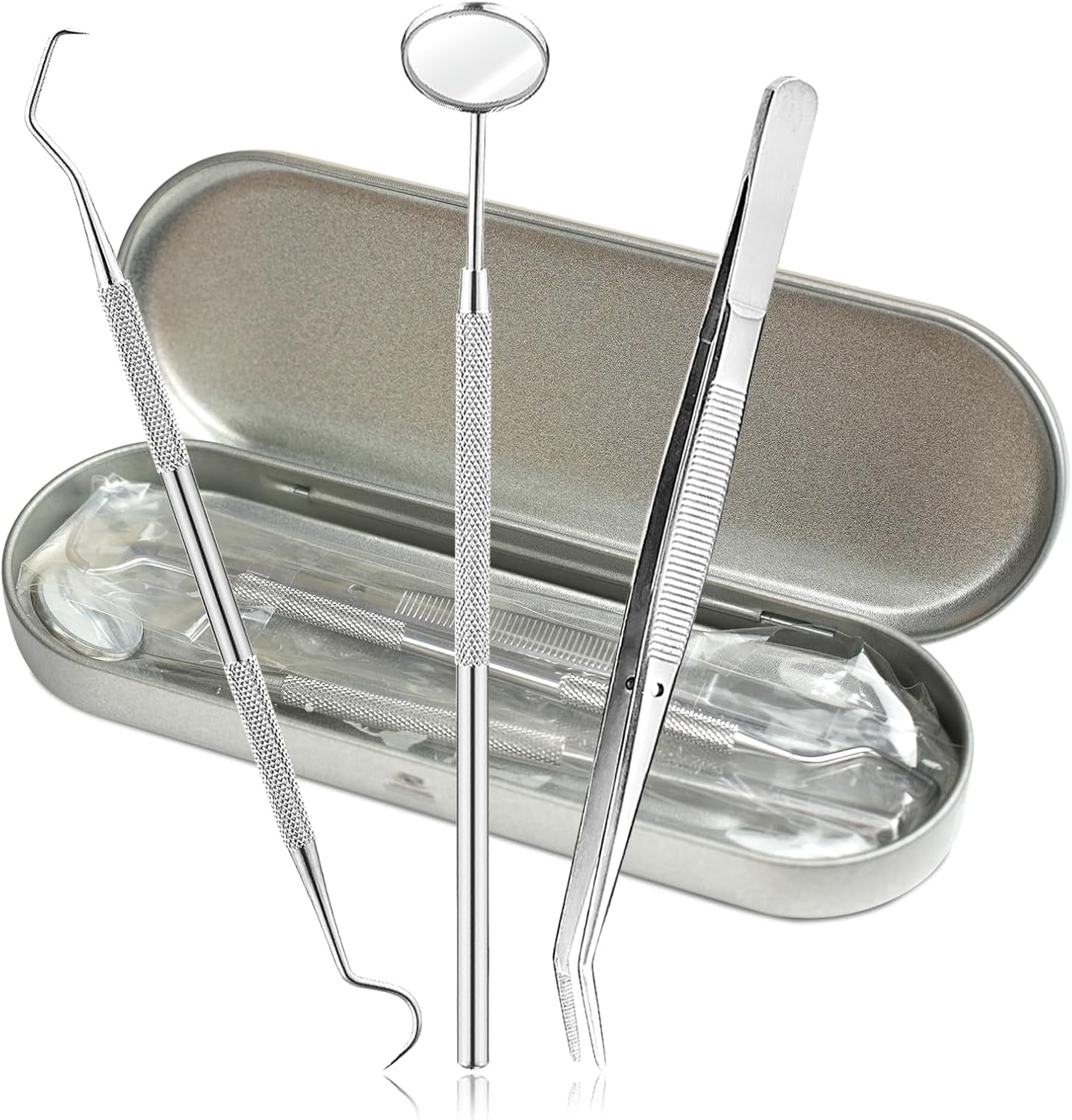 Complete Dental Hygiene Set TSF6 3Pcs - Tartar Scraper, Plaque Remover ...
