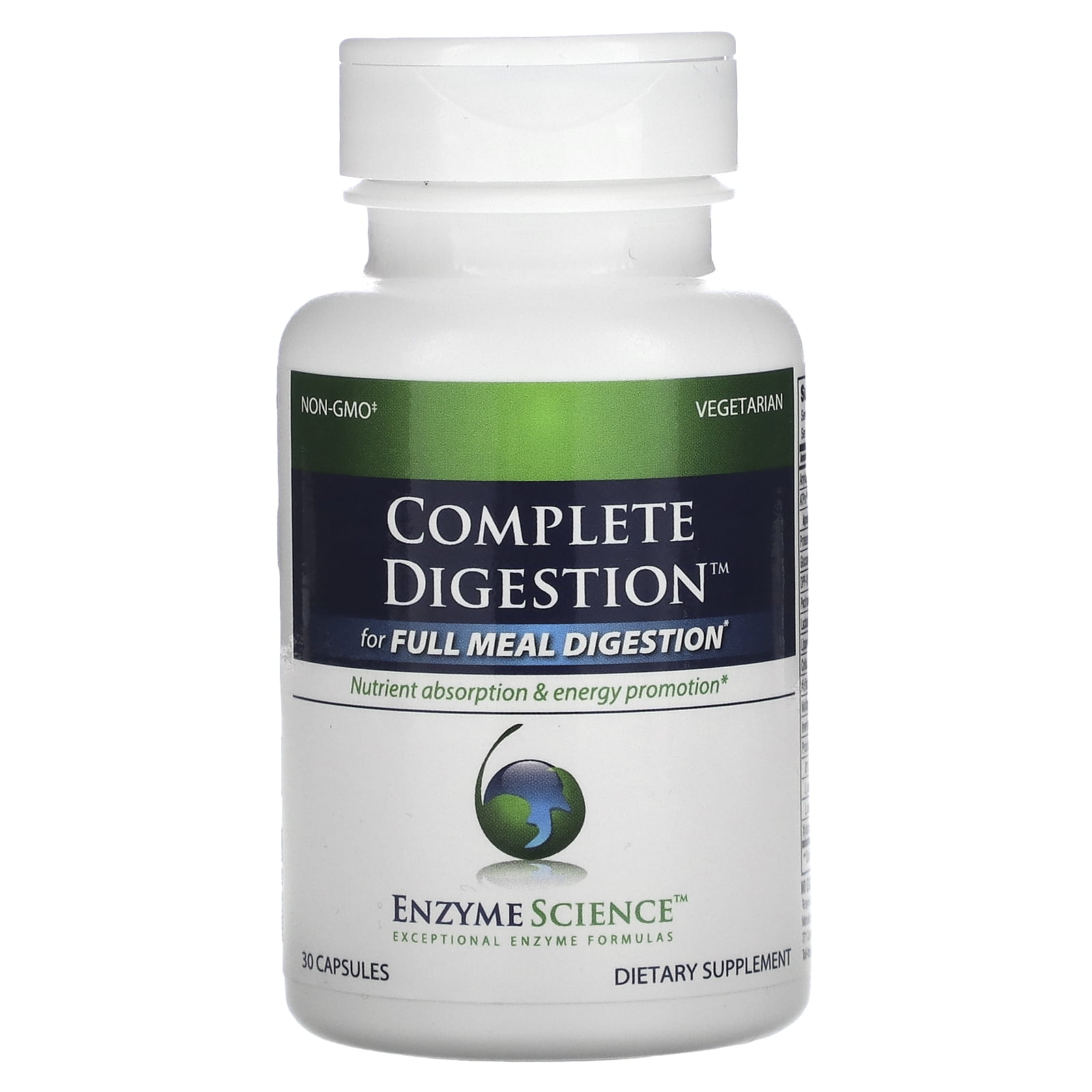 Complete Digestion, 30 Capsules, Enzyme Science - Walmart.com