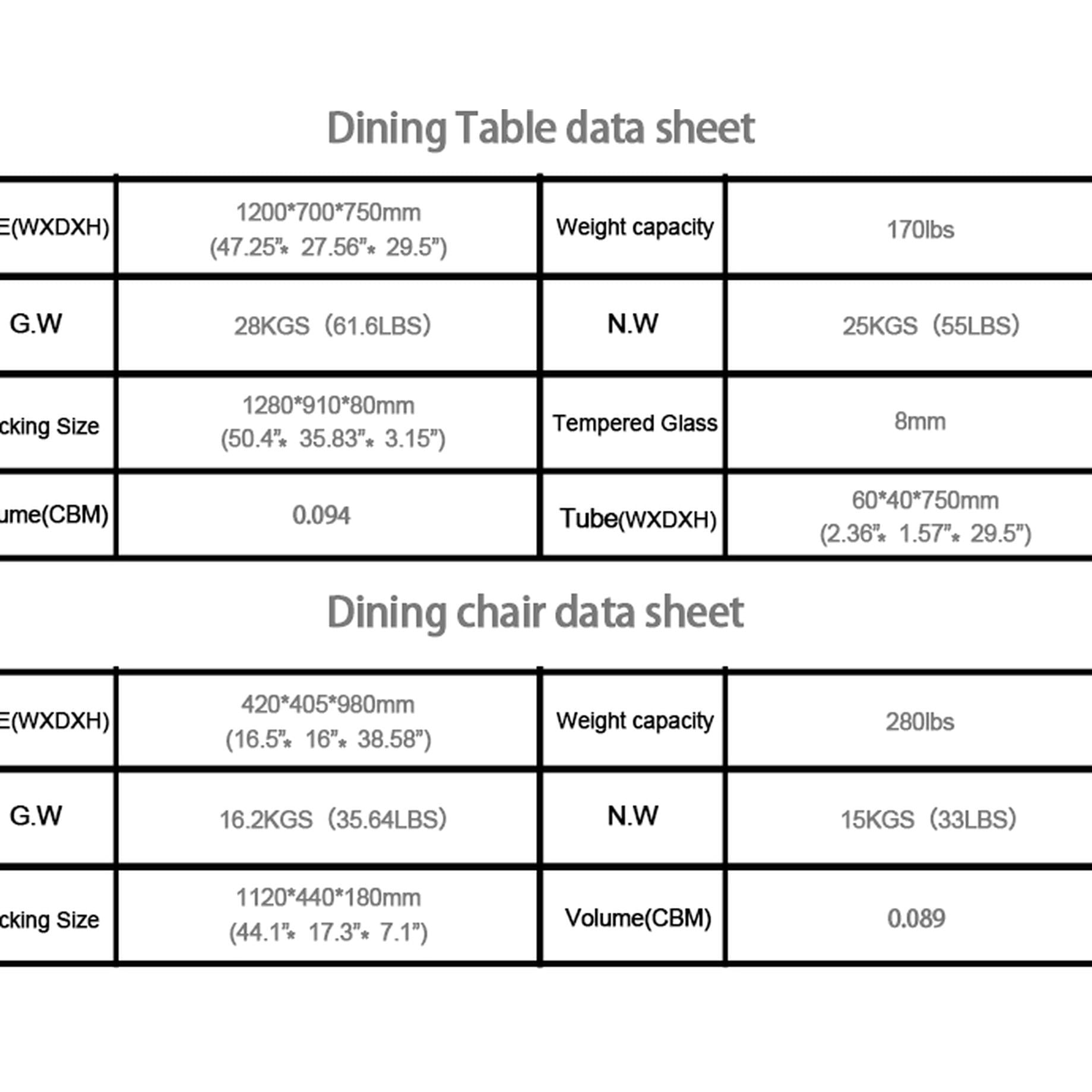 Complete Dining Set for 4+Easy-to-Clean Surface”-“Family Dinners ...