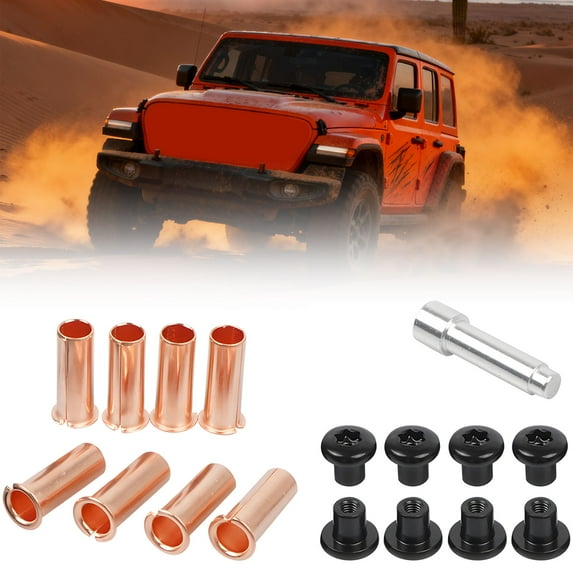 Complete Door Hinge Nut and Screw Fasteners Replacement Set Featuring ...