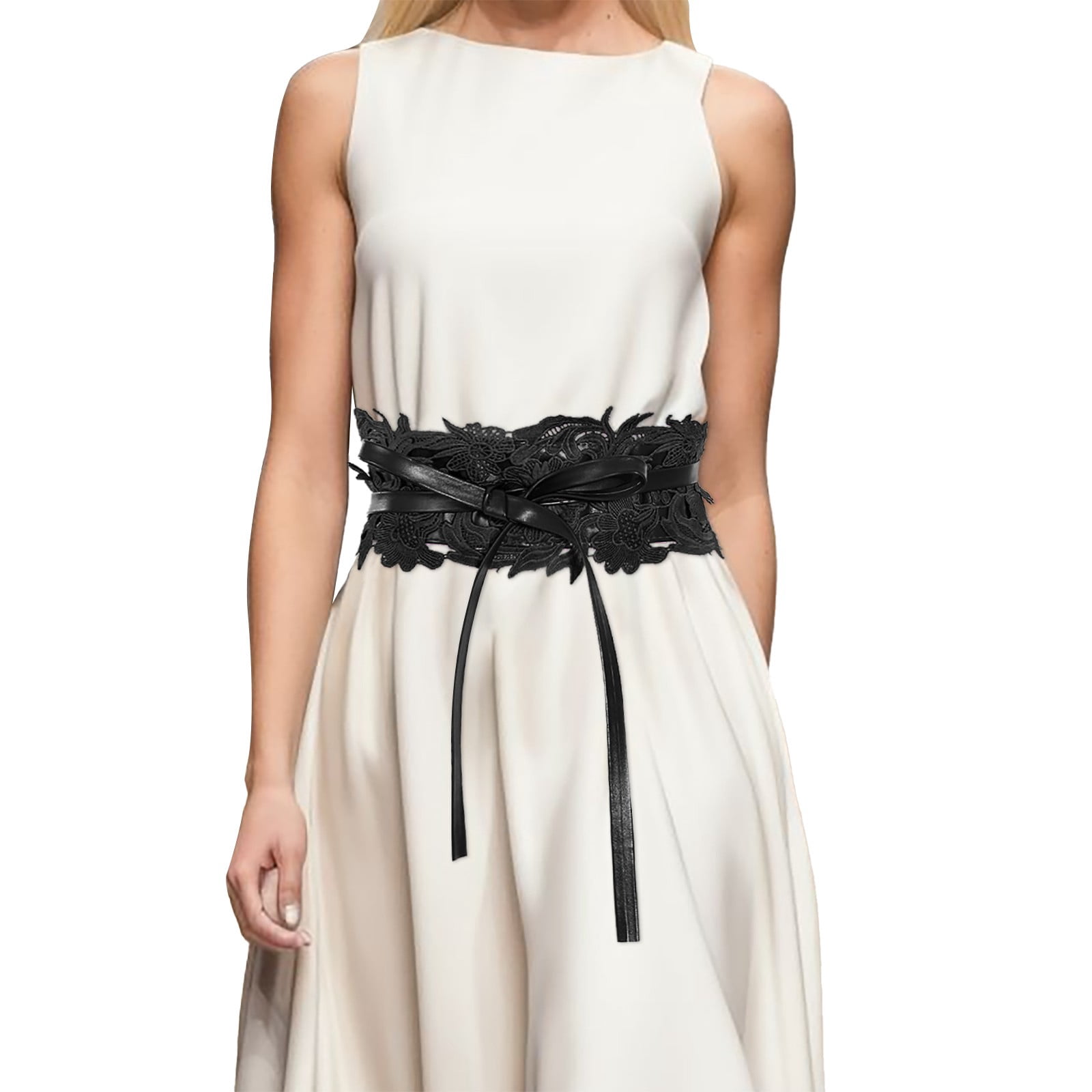 Complete Duty Belt with Belt Womens Fashion Lace Dress Belt Hollow Out ...