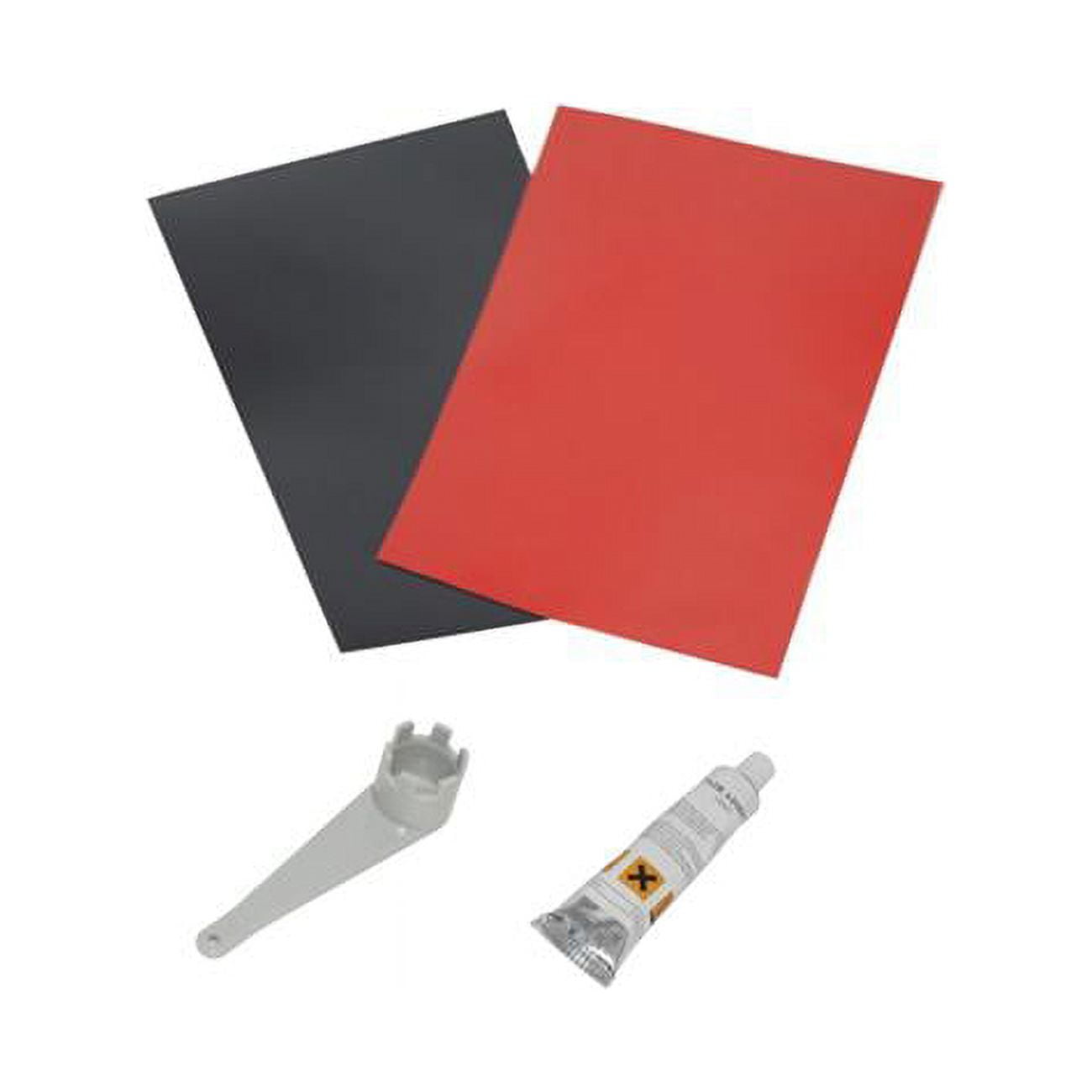 Complete Essentials Inflatable Boat Repair Kit 2 PVC Patches, Red ...