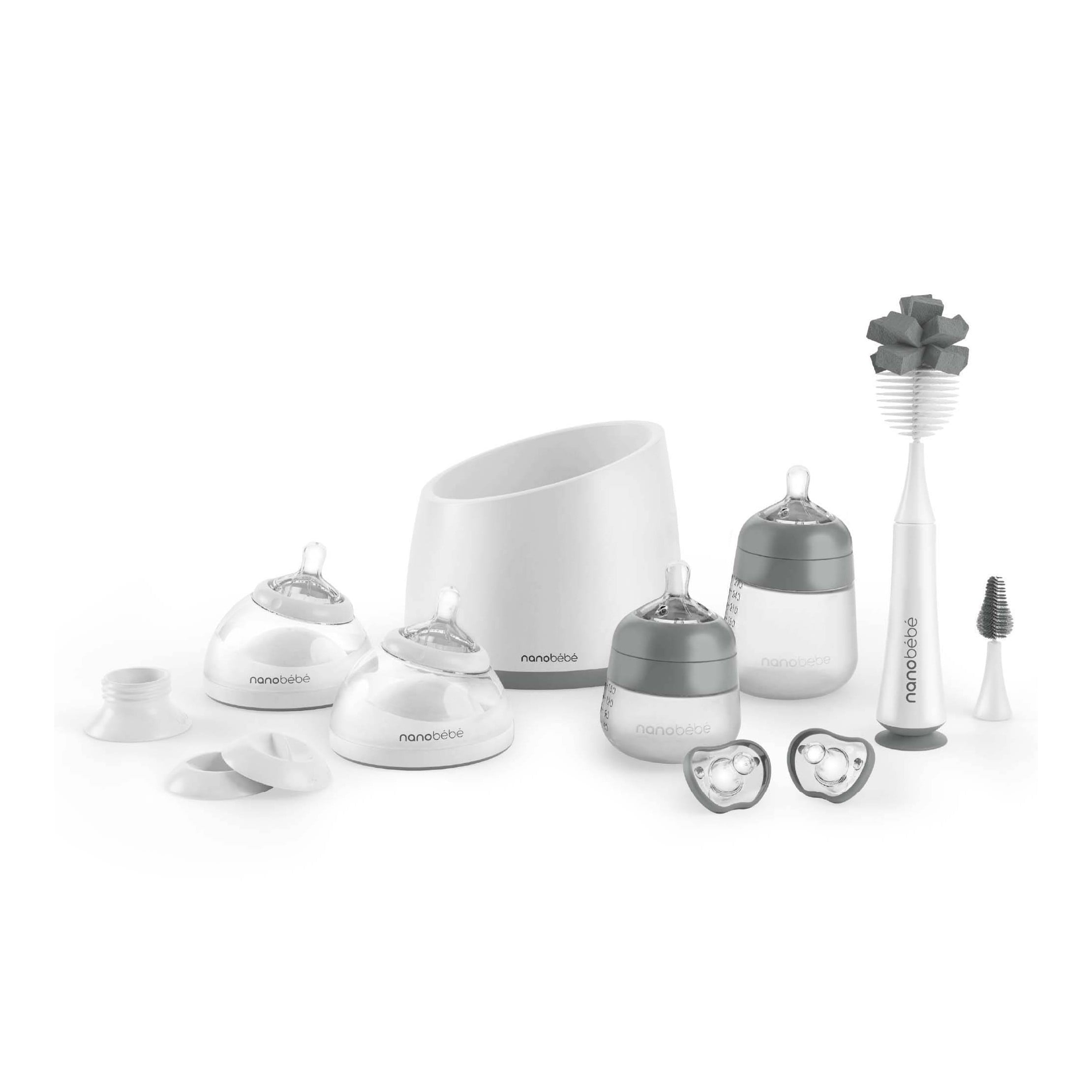 Complete Feeding Baby Bottle Set - Gray - 11ct - Walmart.com