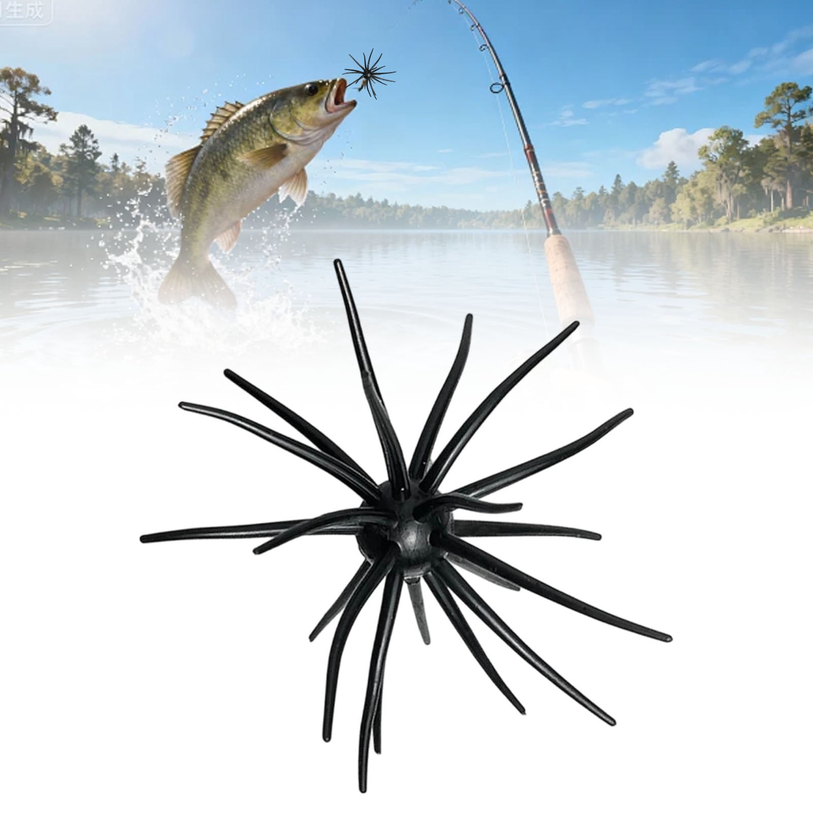 Complete Fishing Tackle Kit, 1Pcs Mixed Hard & Soft Lures, Multi-Fish ...