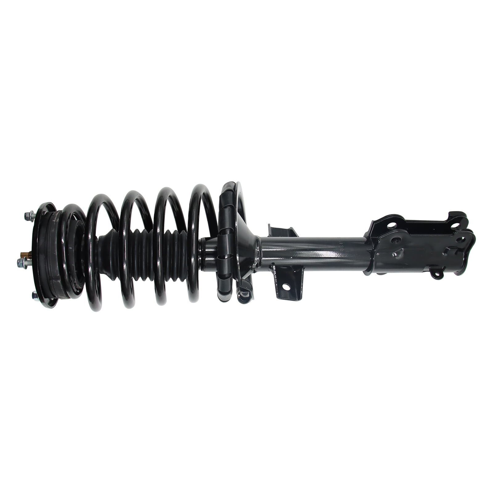 Complete Front Strut and Shock Assembly Pair - Black Polished Protected ...