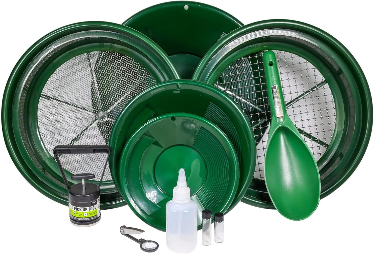 Complete Gold Panning Kit Prospecting Equipment with Classifier Screens ...