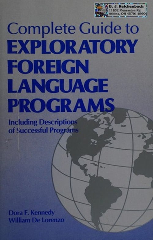 Pre-Owned Complete Guide to Exploratory Foreign Language Programs ...