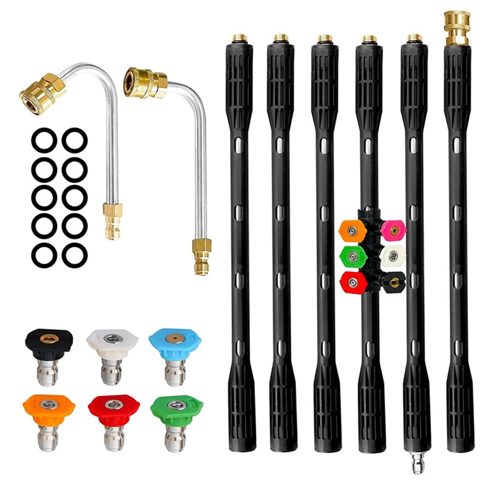 Complete Gutter Cleaning Kit With Pressure Washer Extension Pole And ...