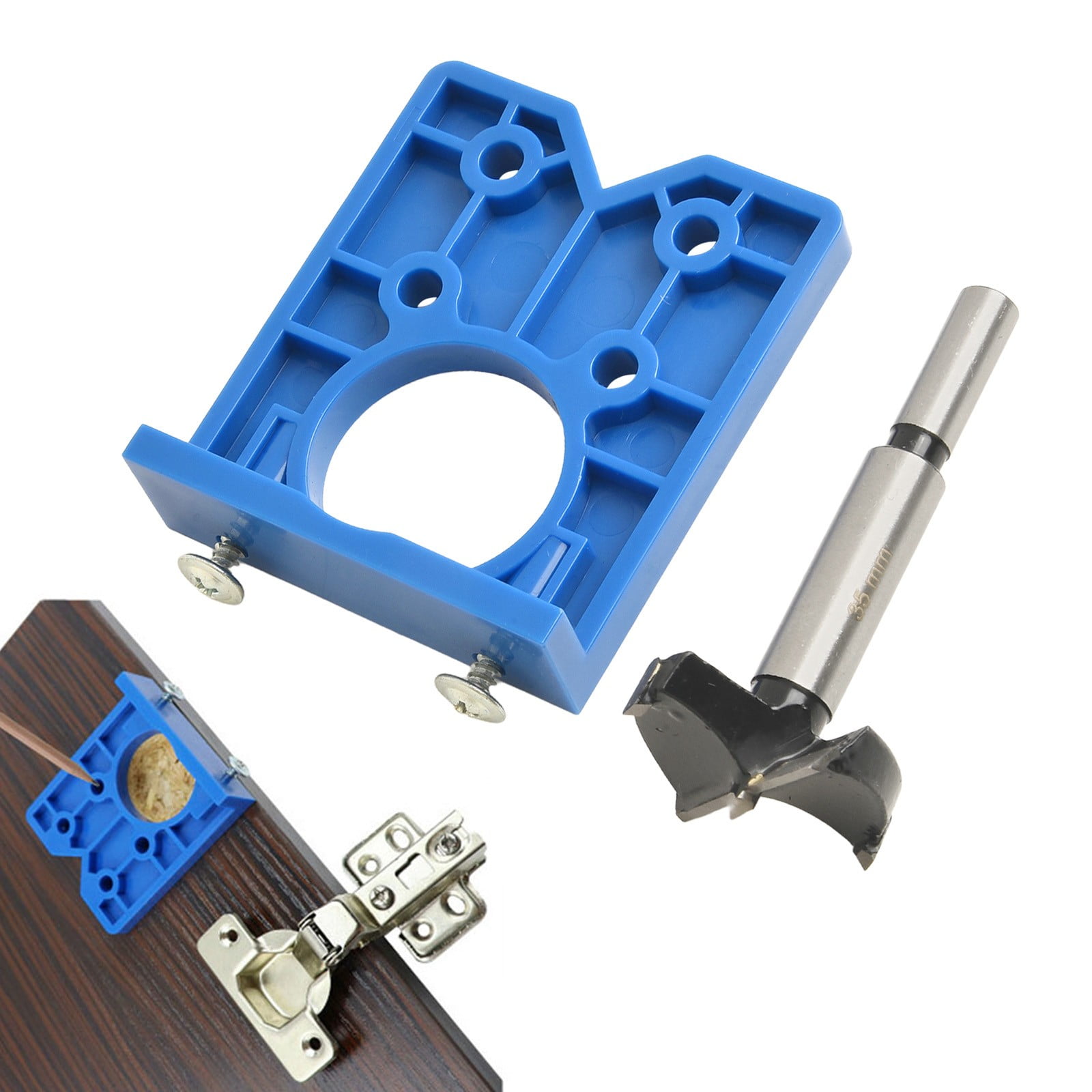 Complete Hole Jig System for Kitchen Cabinet Doors with 35mm Concealed ...