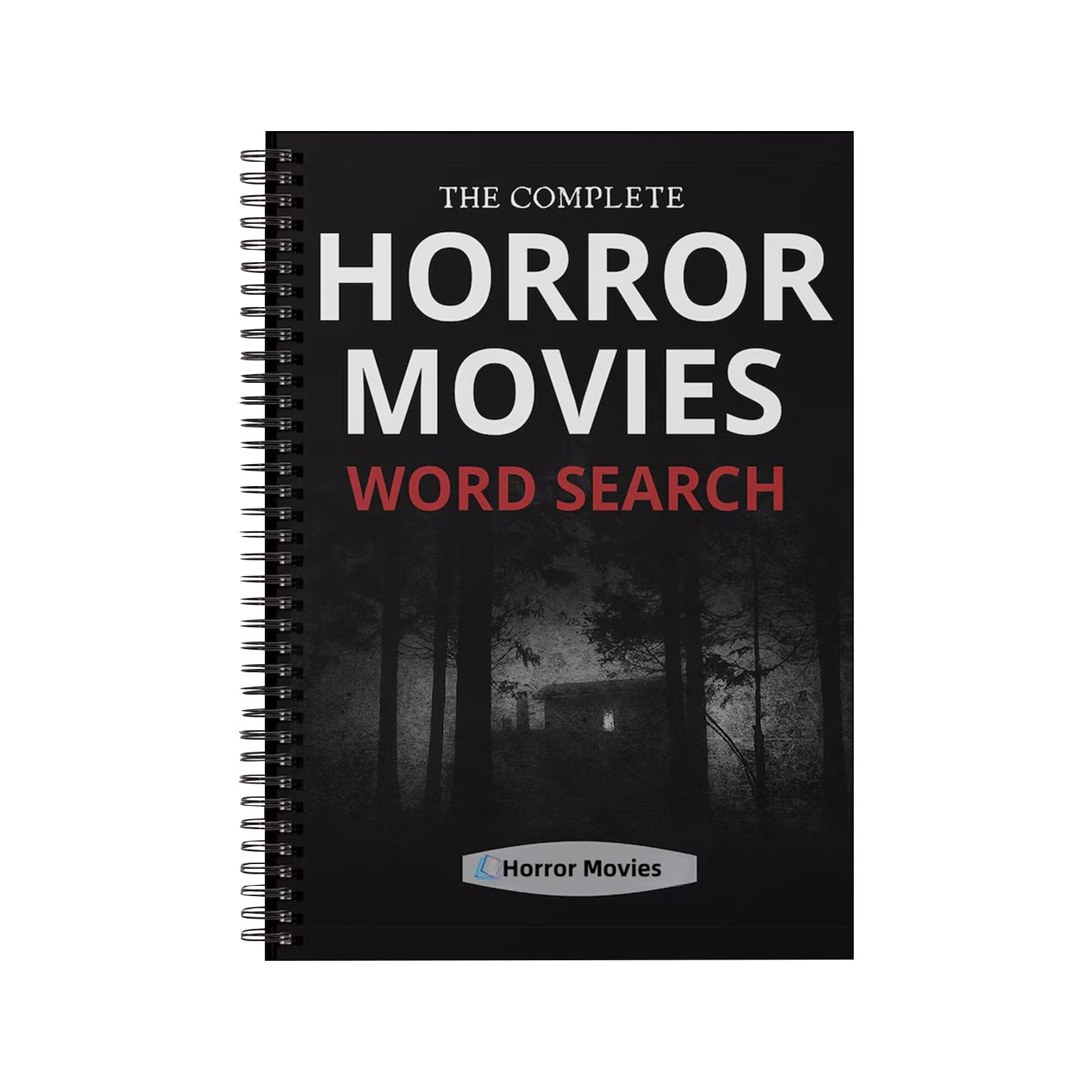 The Complete Horror Movies Word Search Puzzle Book | Challenging Brain ...