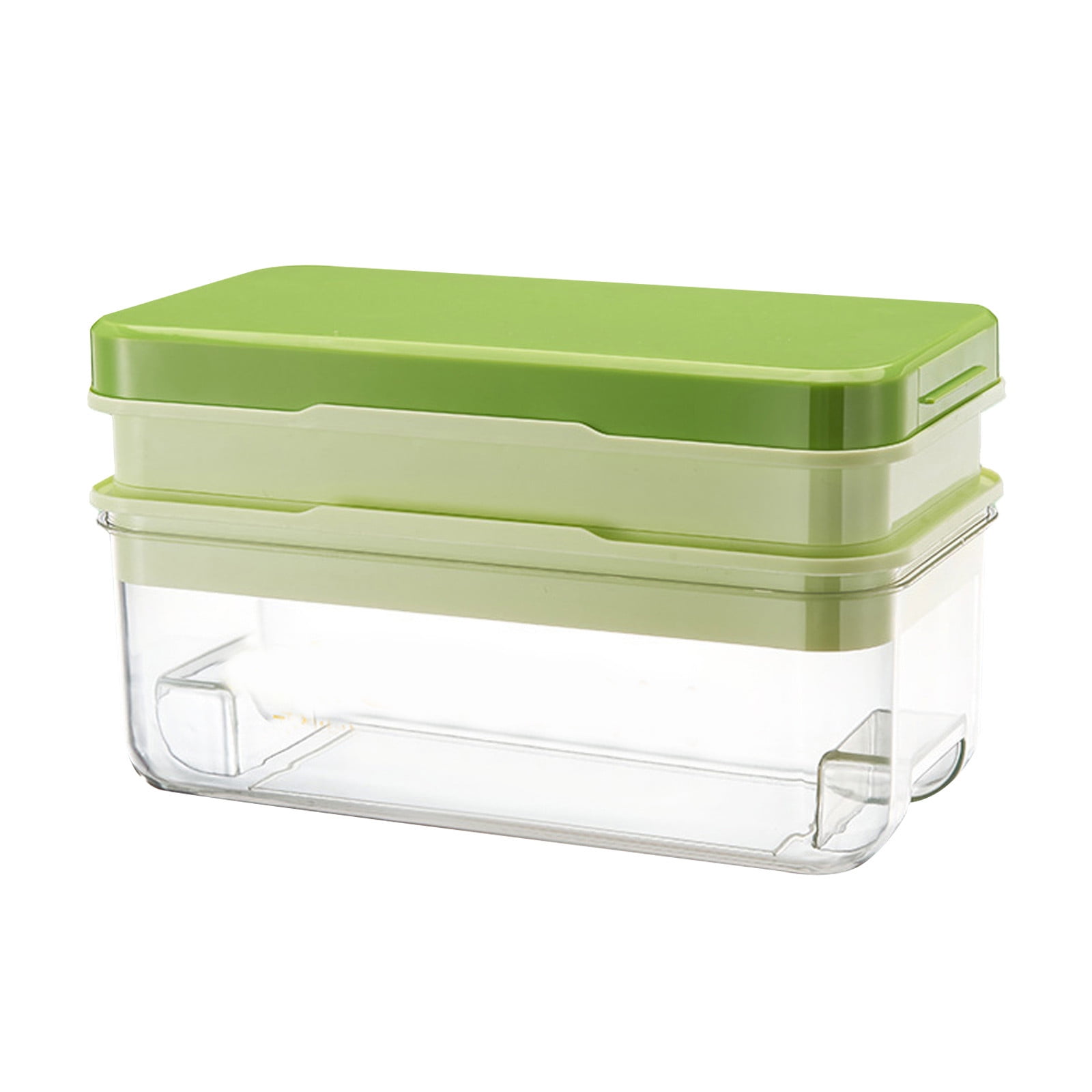 Complete Ice Tray Set with Lid, Storage Box, and Scoop - Easy De ...