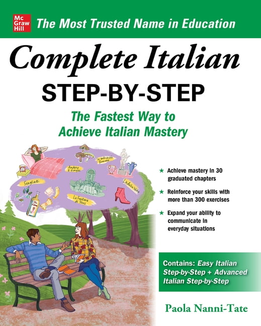 Complete Italian Step-By-Step, (Paperback) - Walmart.com