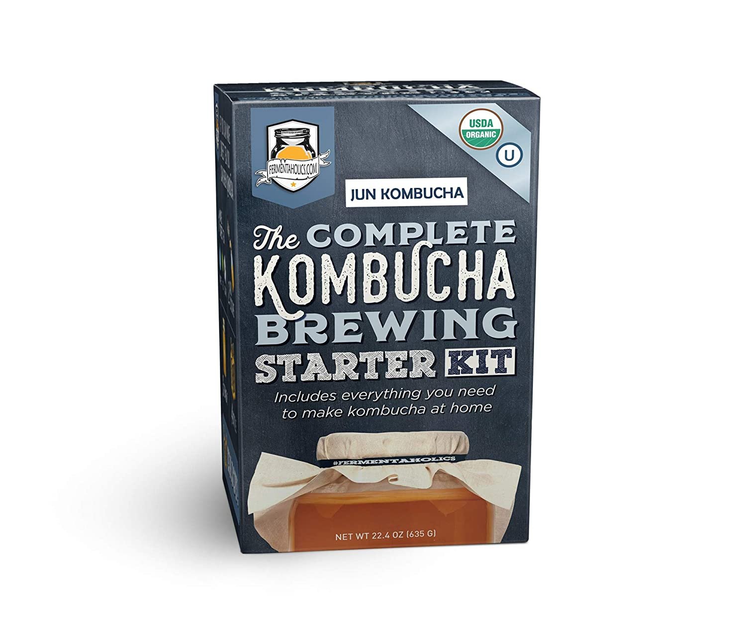 Complete Jun Kombucha Brewing Starter Kit - Everything Needed to Brew ...