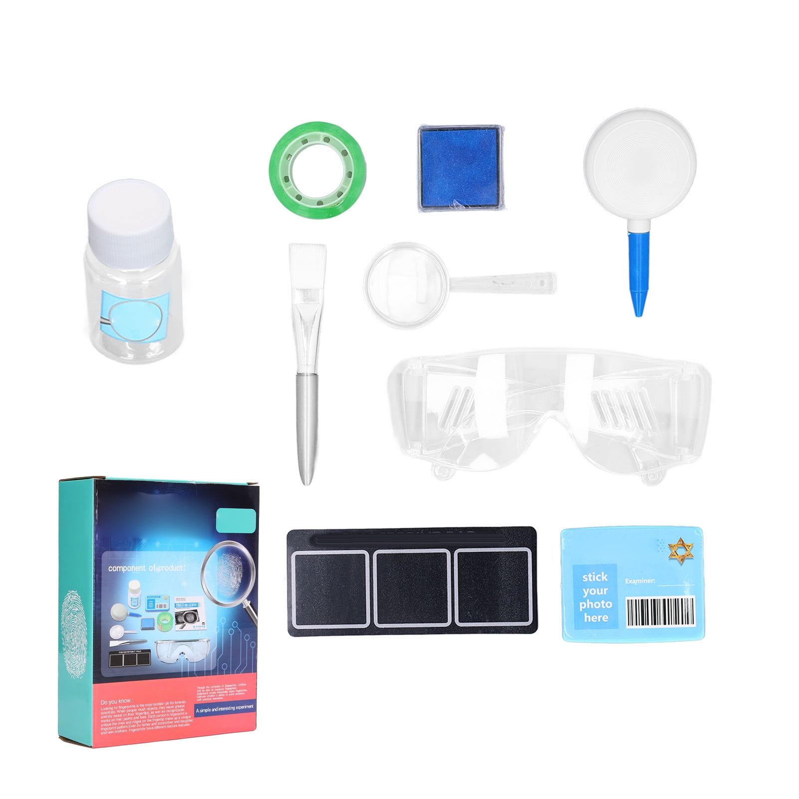 Complete Kids Fingerprint Identification Set Educational Fingerprint ...